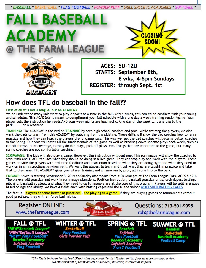Baseball | The Farm League